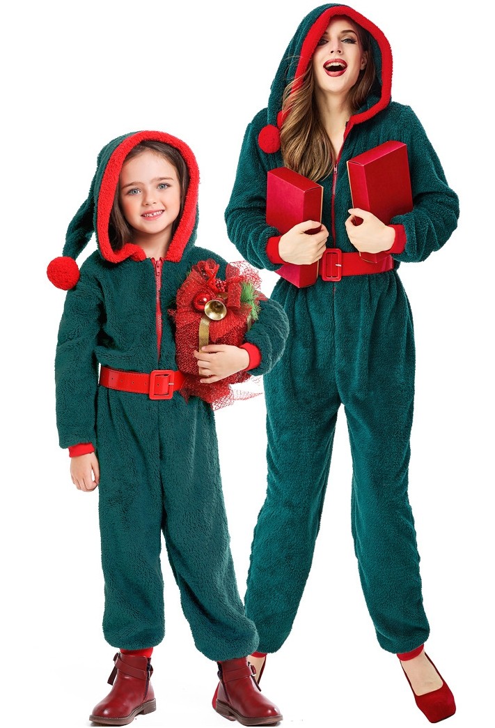 Matching Family Green Christmas Tree Casual Onesies Christmas Pajama ...