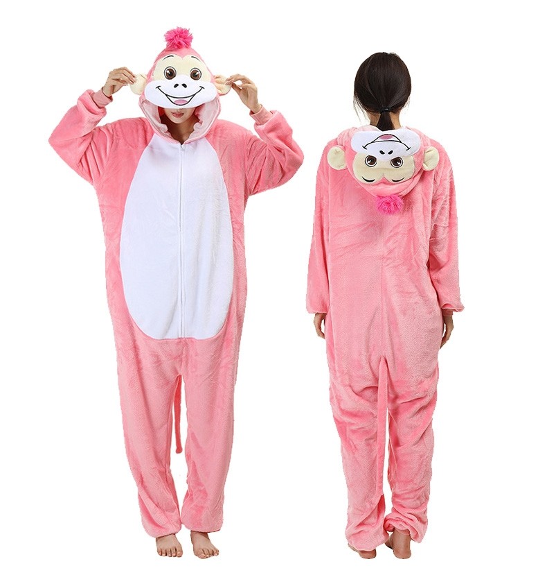 Big Horse Monkey Matching Family Onesies Kigurumi For Adults & Kids ...