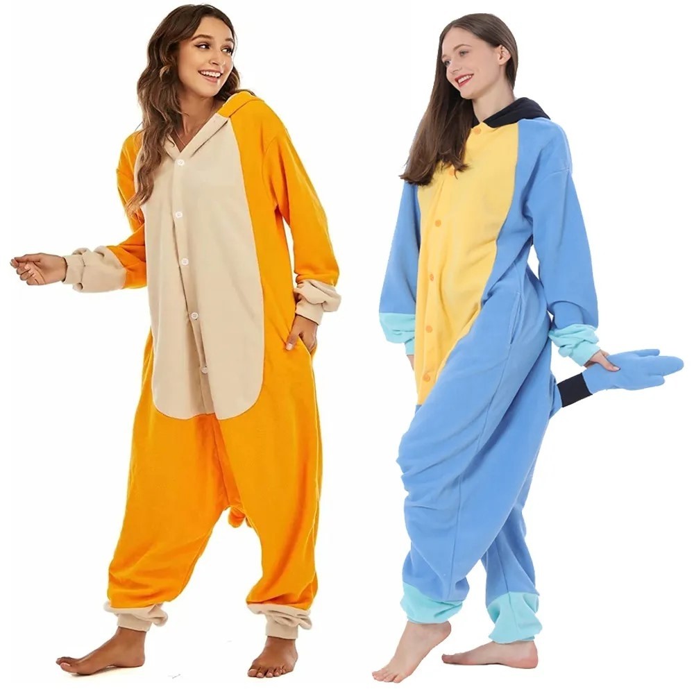 Buy Bluey Bingo Onesie Kigurumi Christmas Costume for Adult Kids Origin ...