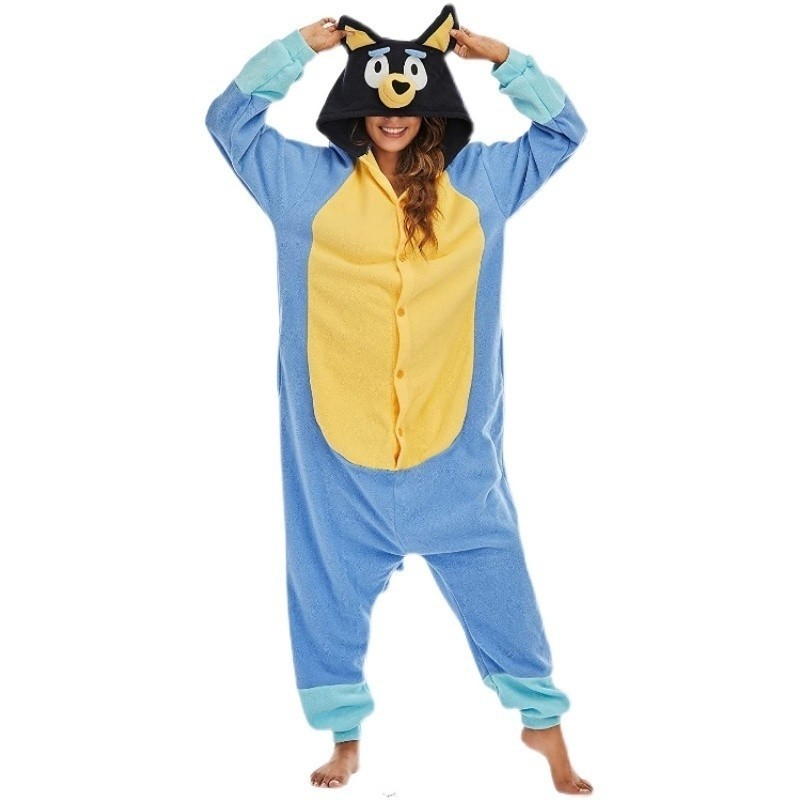 Buy Bluey & Bingo Onesie Kigurumi Halloween Costume For Adults in ...