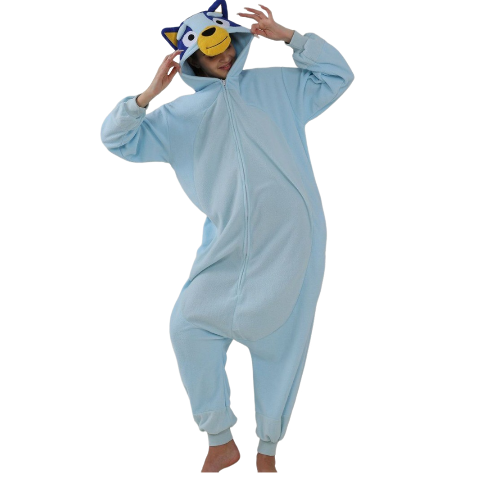 Adult Bluey Onesie in Light Blue | Quality Onesie