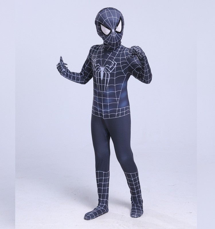 Classic Black Spider Jumpsuit Matching Family For Halloween Costumes
