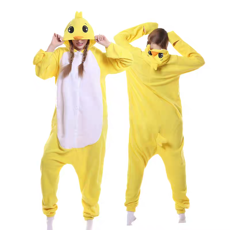 Buy Cute Chicken Onesie Kigurumi For Adults Halloween Couples Costumes ...