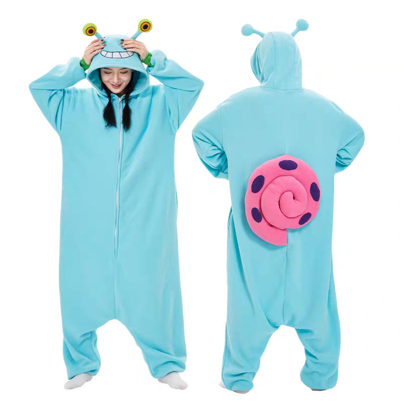 Buy Cute Snail Onesie Cartoon Animal Kigurumi Pajamas For Adults ...
