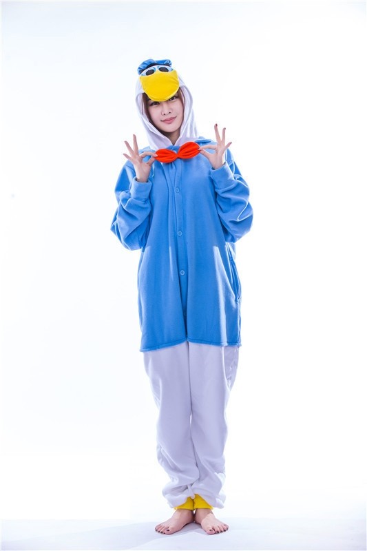 Donald Duck Onesies Pajamas Kigurumi For Adults Halloween Cartoon Costumes