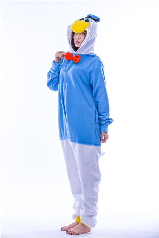 Donald Duck Onesies Pajamas Kigurumi For Adults Halloween Cartoon Costumes
