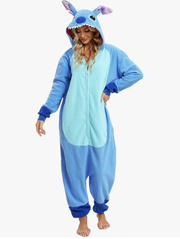 Buy Stitch Onesies Kigurumi For Matching Family Halloween Adults& Kids ...