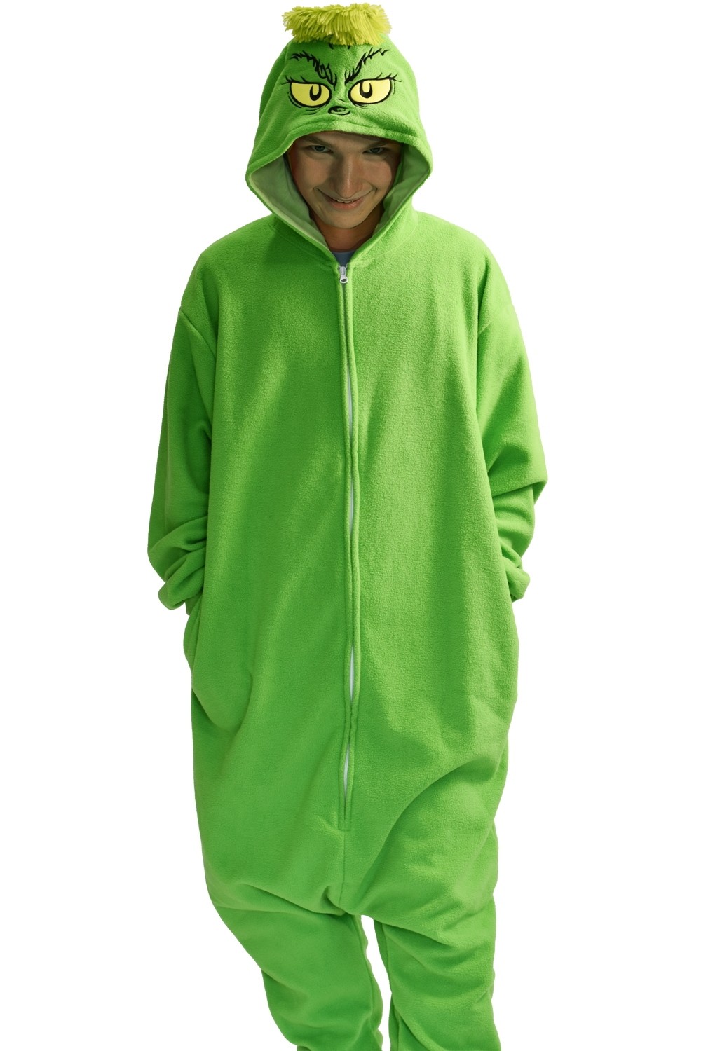 Grinch Onesie Christmas Costume For Adults