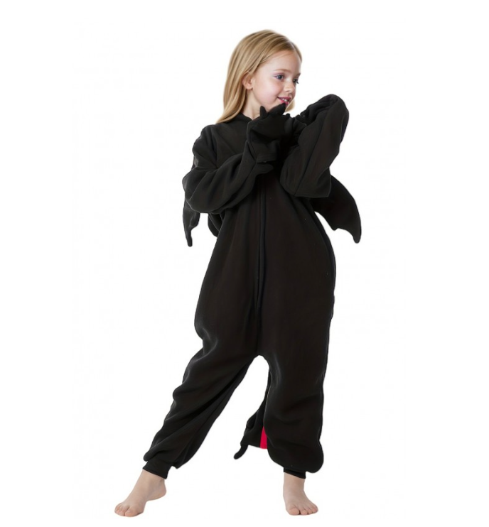 Toothless Onesie Dragon Kigurumi Pajamas For Halloween Kids Costumes