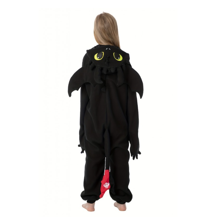 Toothless Onesie Dragon Kigurumi Pajamas For Halloween Kids Costumes