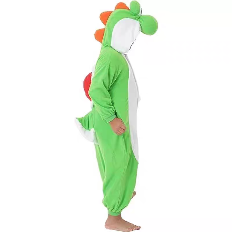 Buy Super Mario Yoshi Onesies Kigurumi For Kids Halloween Costumes in ...