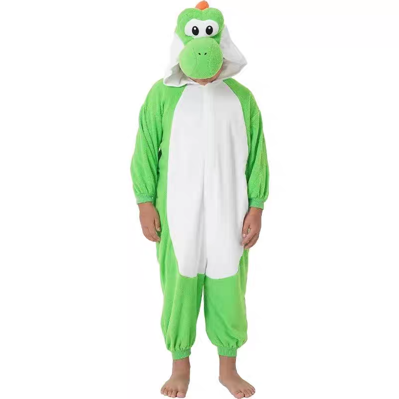 Super Mario Yoshi Onesies Kigurumi For Kids Halloween Costumes