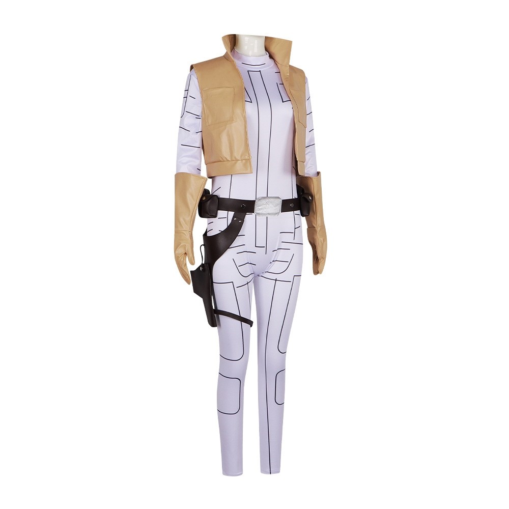 Buy Star Wars Princess Leia Hoth Snowsuit Jumpsuit For Halloween Adult ...