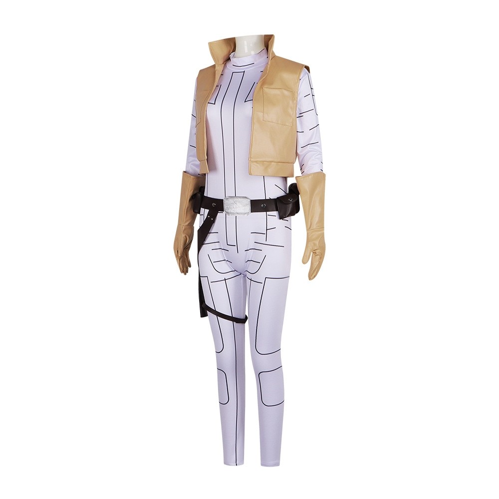 Buy Star Wars Princess Leia Hoth Snowsuit Jumpsuit For Halloween Adult ...