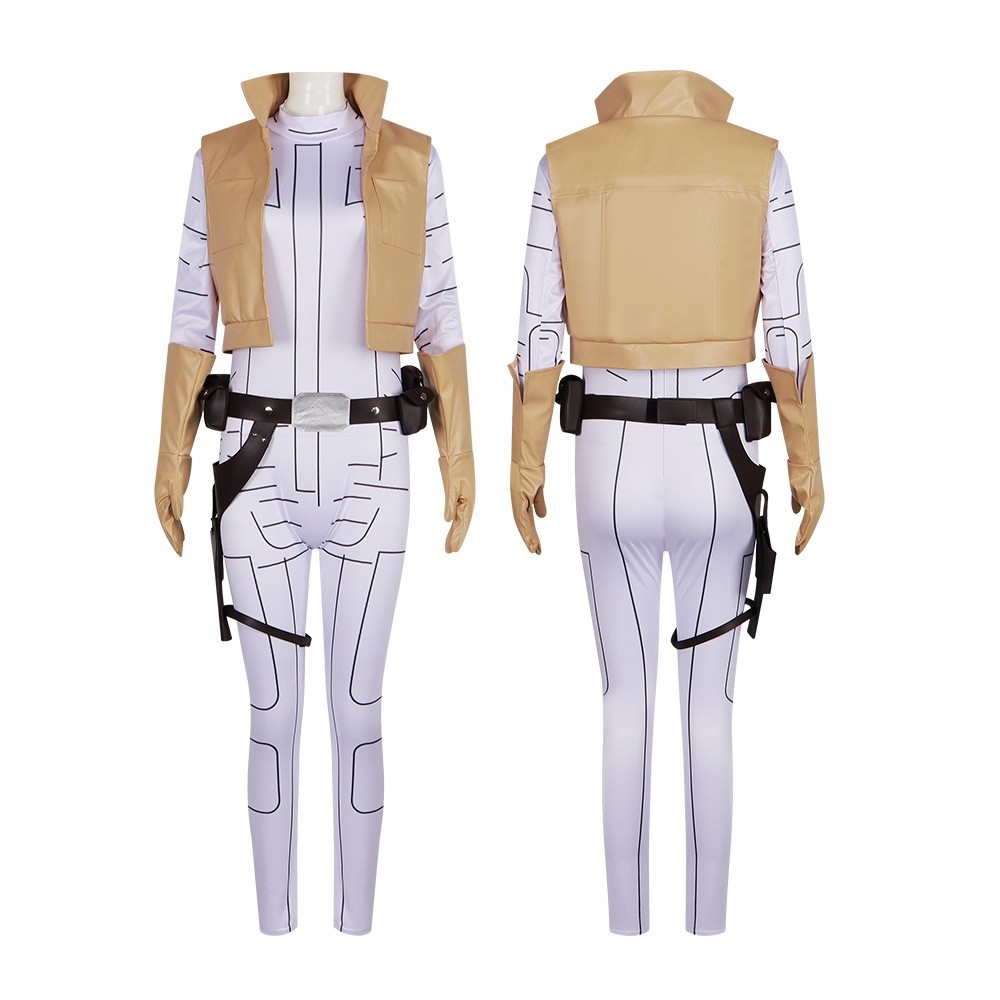 Star Wars Princess Leia Hoth Snowsuit Jumpsuit For Halloween Adult ...