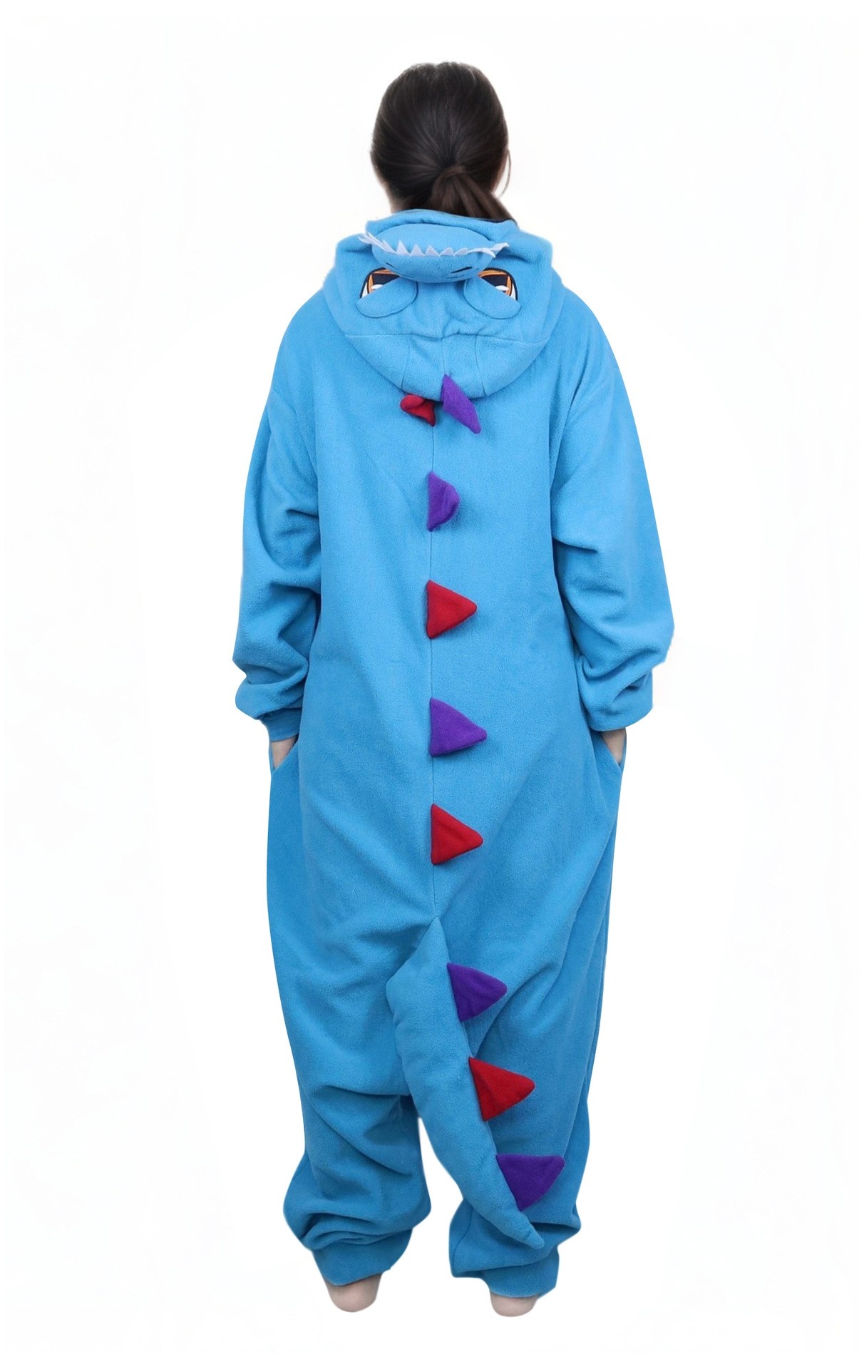 Multi-Colored Dinosaur Onesies Kigurumi For Halloween Adults Group Costumes