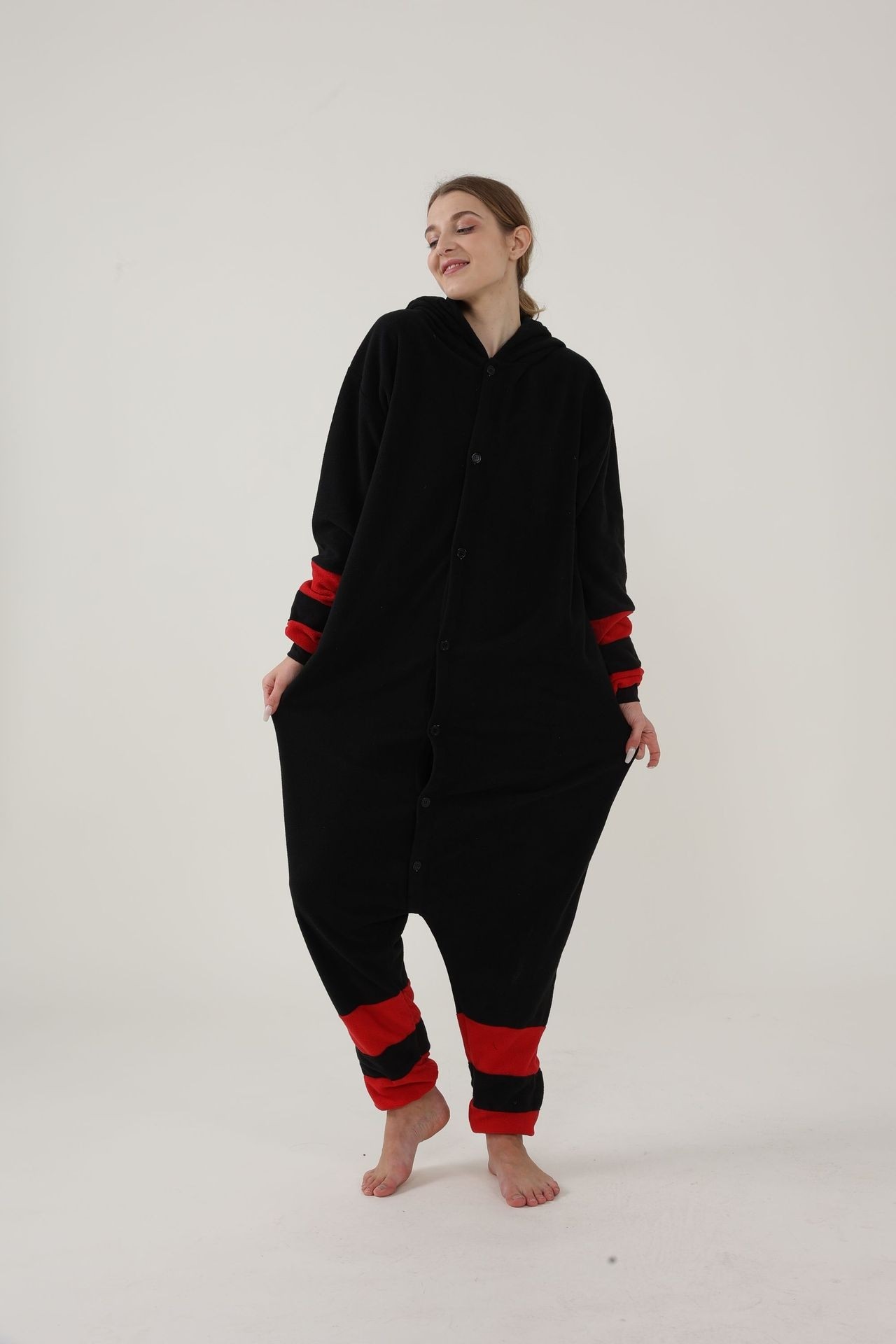 Pokemon Litten Pajama Onesie For Adults Halloween Cartoon Costume