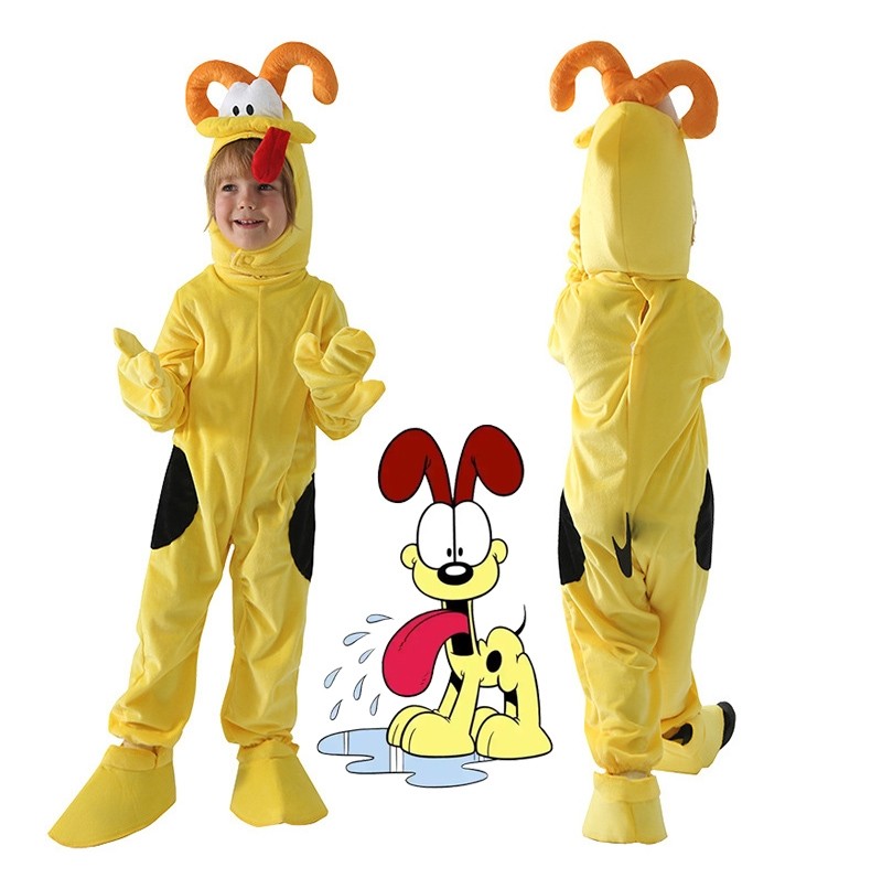 Garfield Odie Kigurumi Kids Halloween Cosplay Costumes
