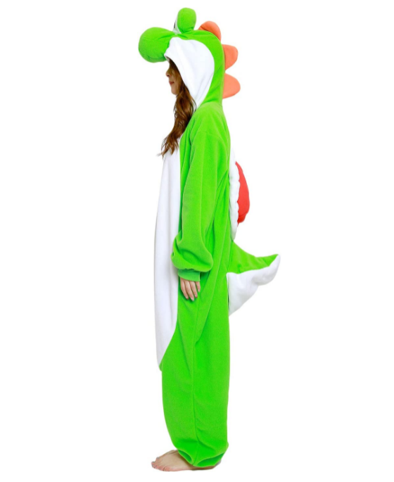 Buy Super Mario Yoshi Kigurumi Onesie Cartoon Animal Costume For Adult ...