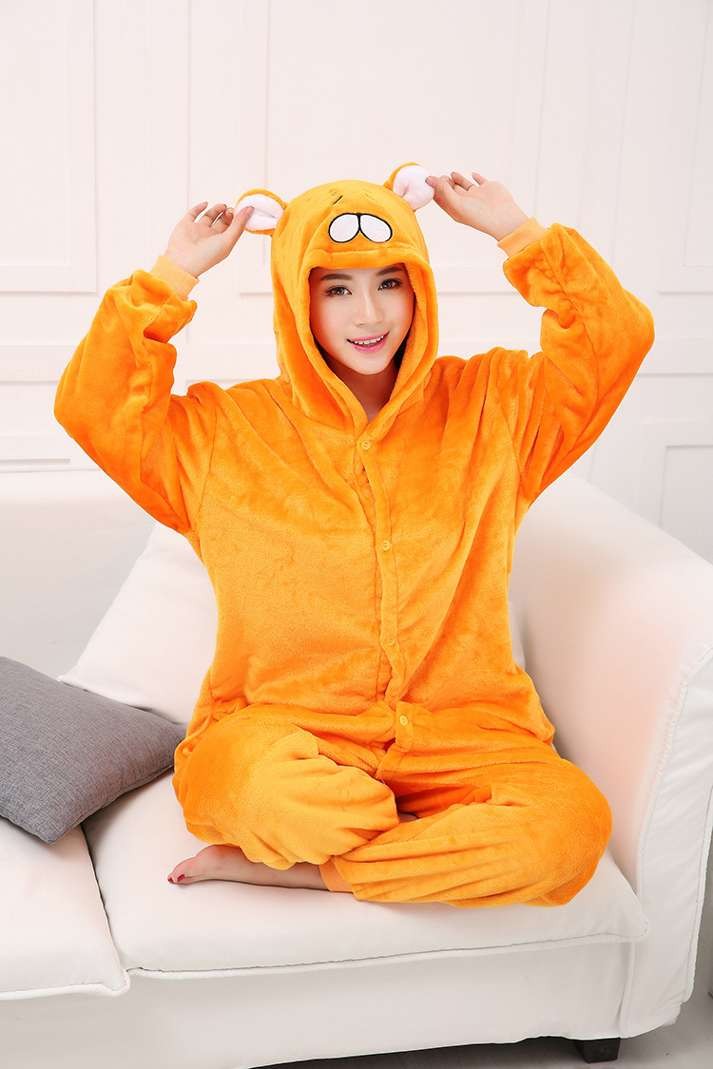 Unisex Hamster Kigurumi Onesie Pajamas