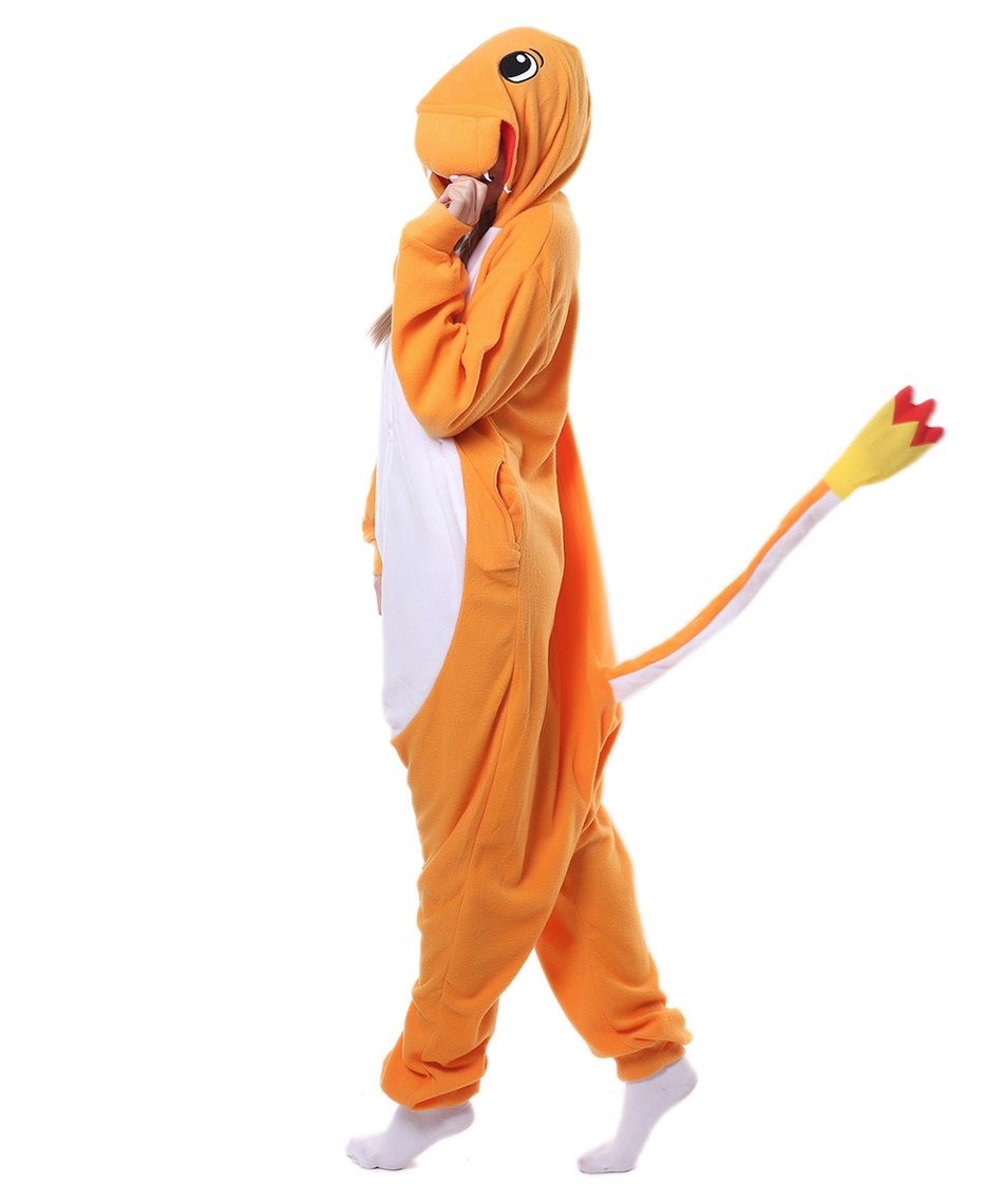 Pokemon Charmander Onesie Pajama Adults Animal Costumes