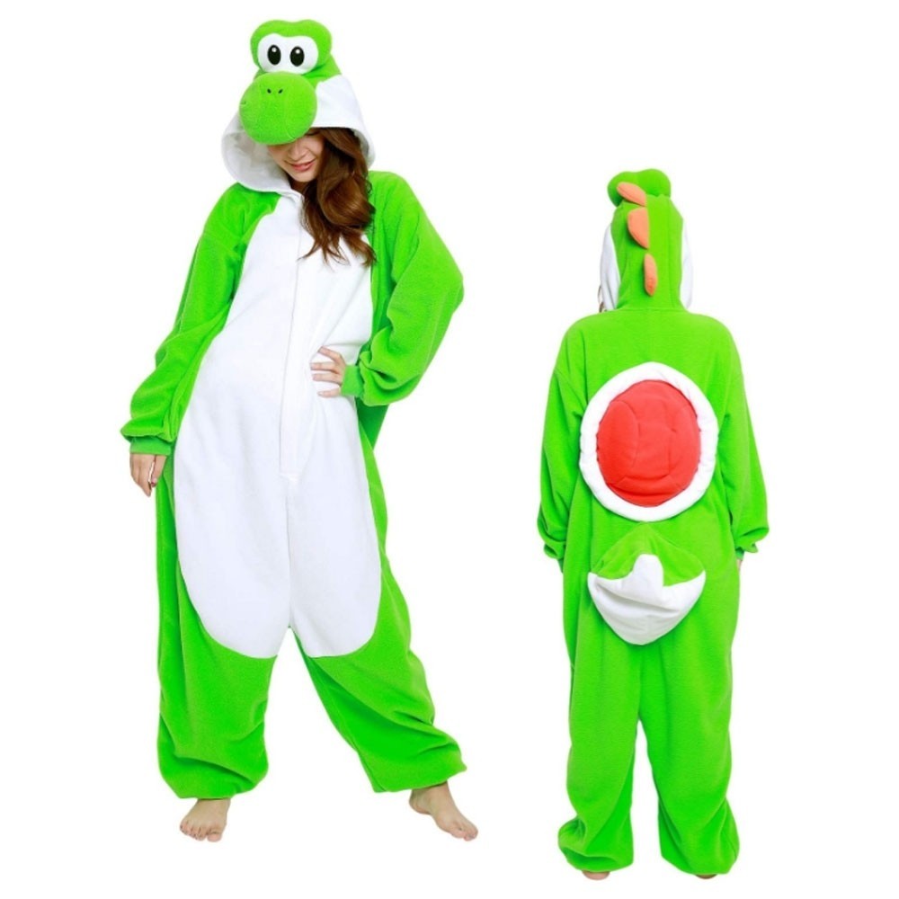 Super Mario Yoshi Onesies Kigurumi For Familly Matching Halloween Costumes