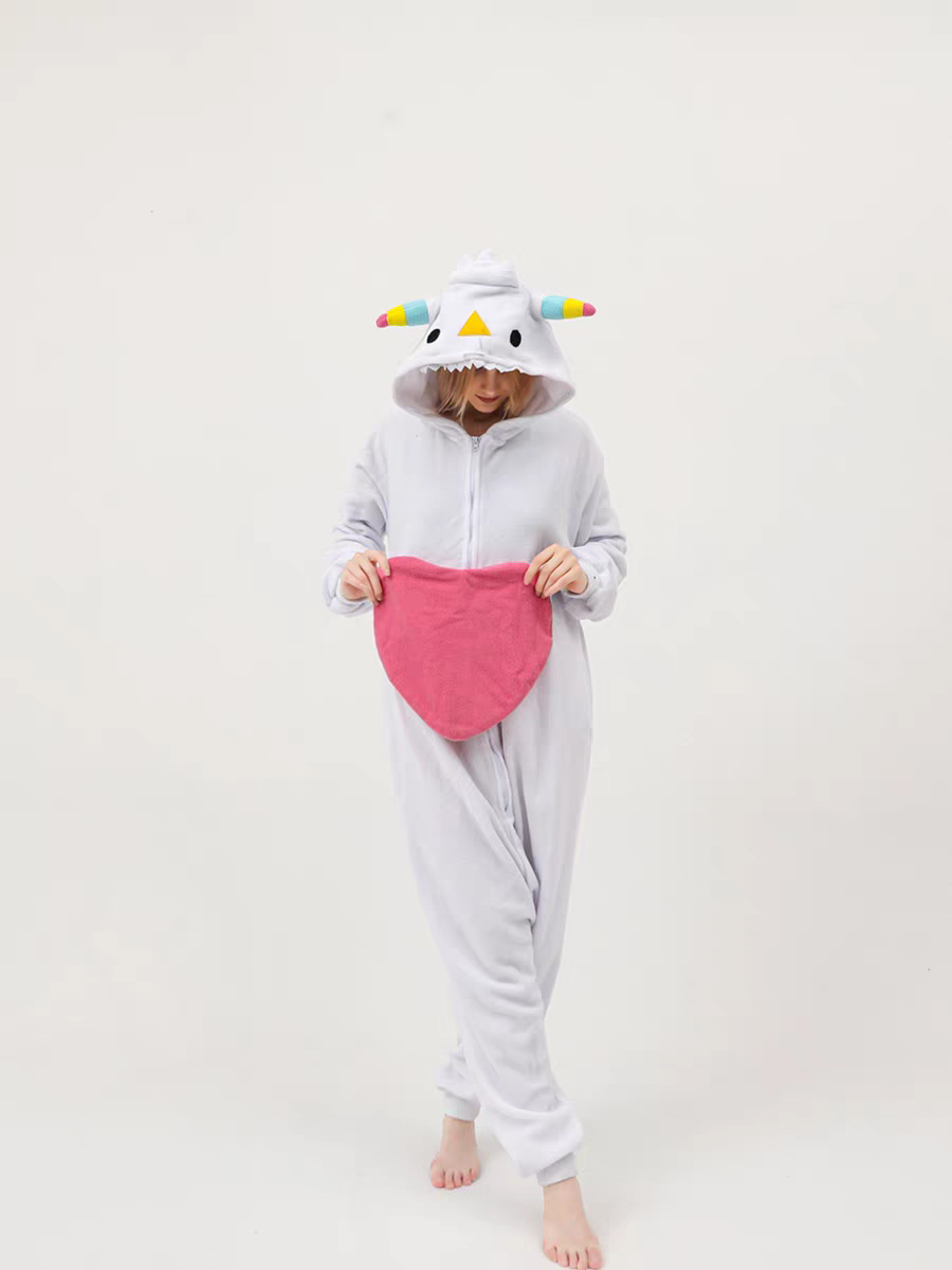 Yeti Elf Onesie Party Cosplay Pajama For Adults Halloween Christmas Costume