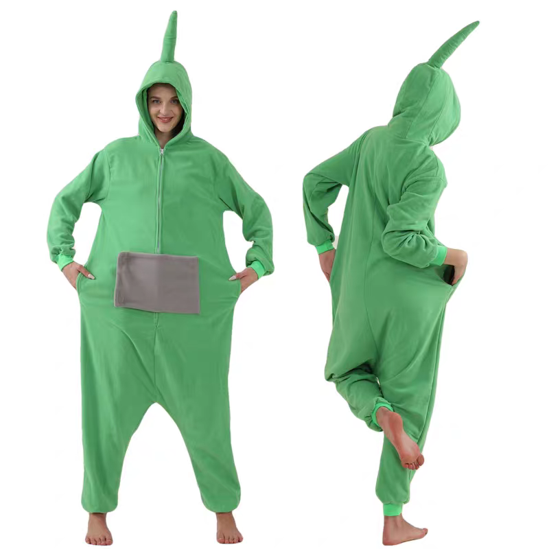 Teletubbies Dipsy Onesie Kigurumi Pajamas For Adult Halloween