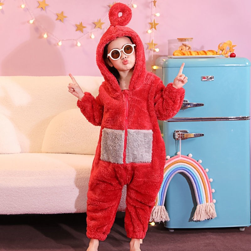 Teletubbies Onesie Pajamas Kigurumi For Kids Group Halloween Costumes
