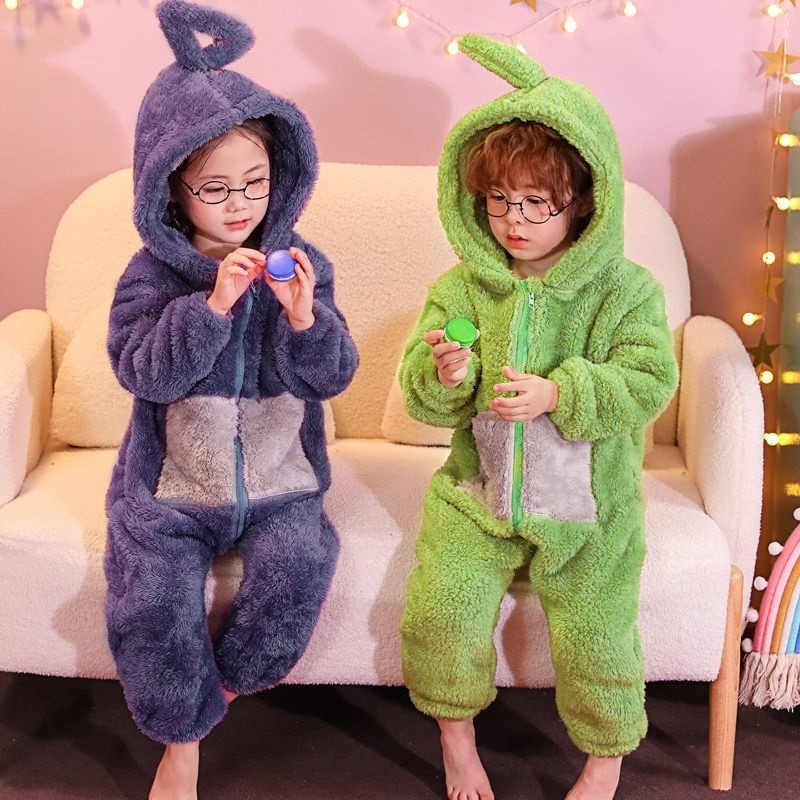 Buy Teletubbies Onesie Pajamas Kigurumi For Kids Group Halloween ...