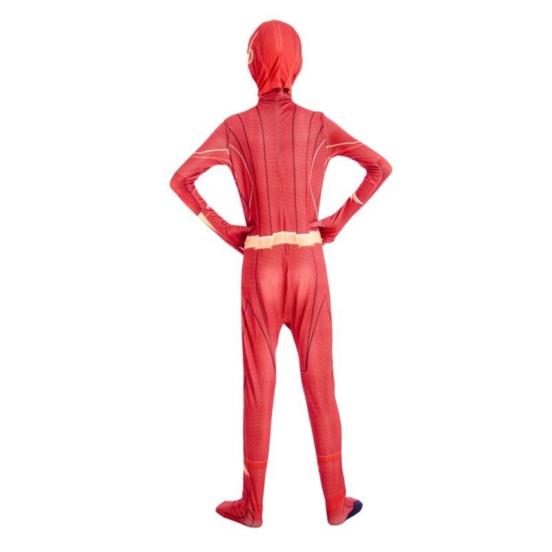 Buy The Flash Barry Allen Bodysuit For Kids Halloween Cosplay Costumes ...