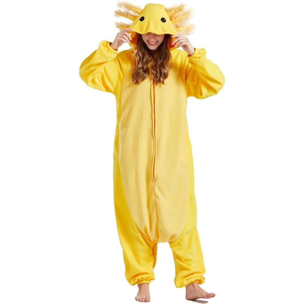 Buy Axolotl Onesie Halloween Costume for Group Adults in Quality Onesie ...