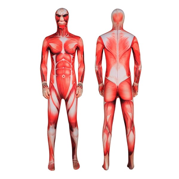 Attack on Titan Muscle Suit Bodysuit For Adult Halloween Costume