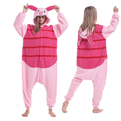 New Pink Yoshi Onesie Kigurumi Cartoon Pajamas For Adults Halloween ...